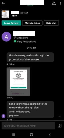 SPF | Police Advisory On Phishing Scams Involving Fake Buyers On Carousell