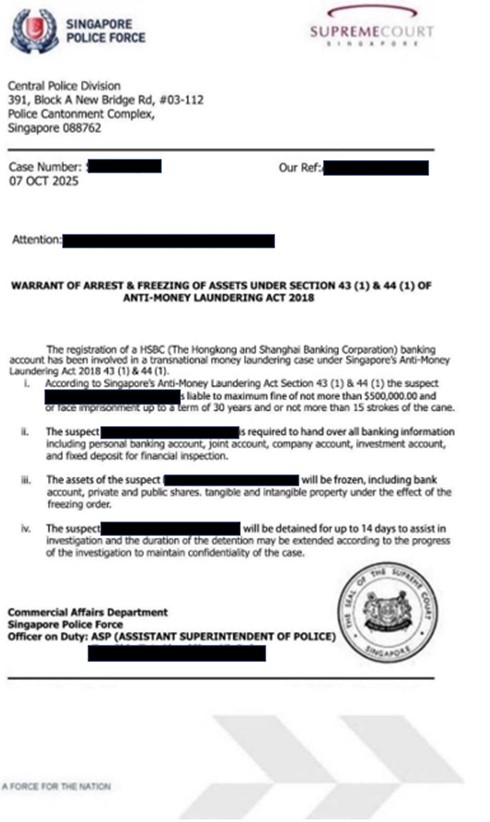 SPF | Police Advisory On Government Official Impersonation Scams ...