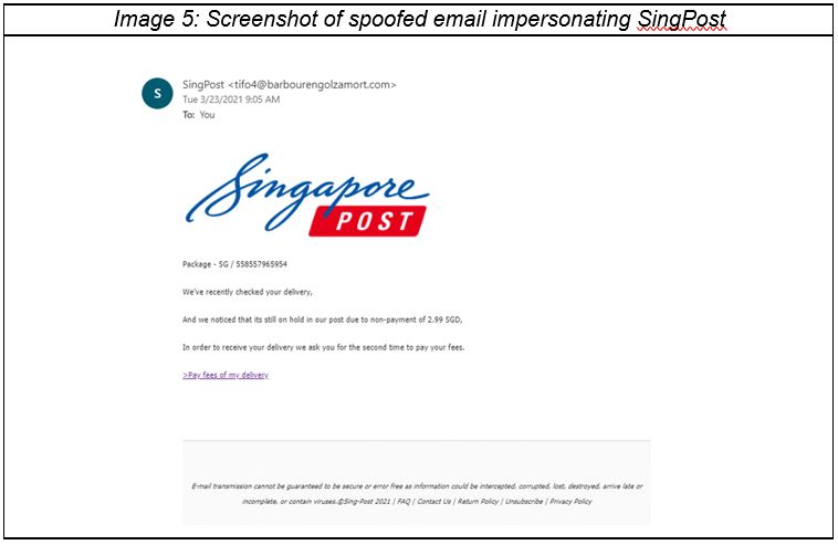 Police Advisory On Non Banking Related Phishing Scams Involving Spoofed